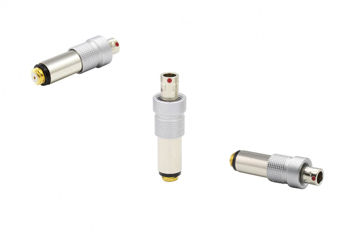 HIXMAN C4SL Microdot Adapter to 3-Pin Adapter for Sennheiser shure ...